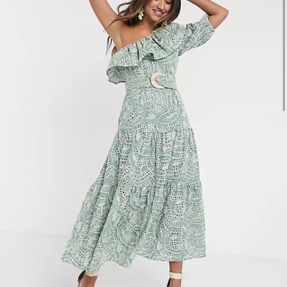 ASOS | Dresses | Iso Asos One Shoulder Maxi Dress | Poshmark